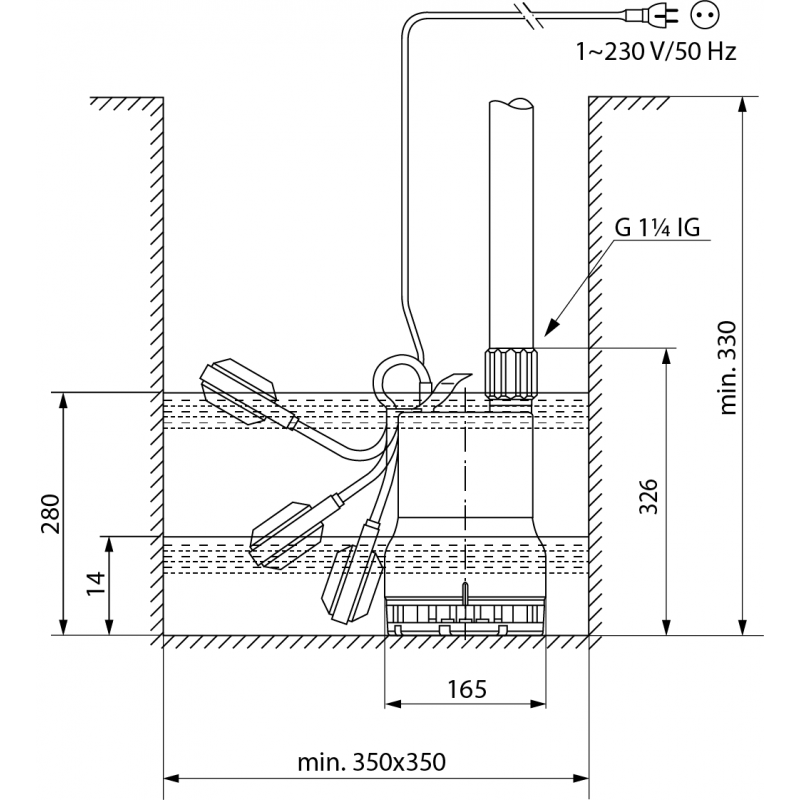 Wilo Drain TMW 32/11 Pompe submersible 4048414